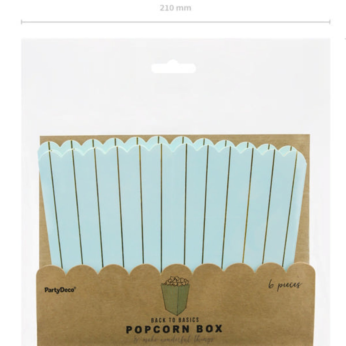 Osta Raidalliset Popcorn-kulhot Vaaleansininen Netistä - Nopea Toimitus ...