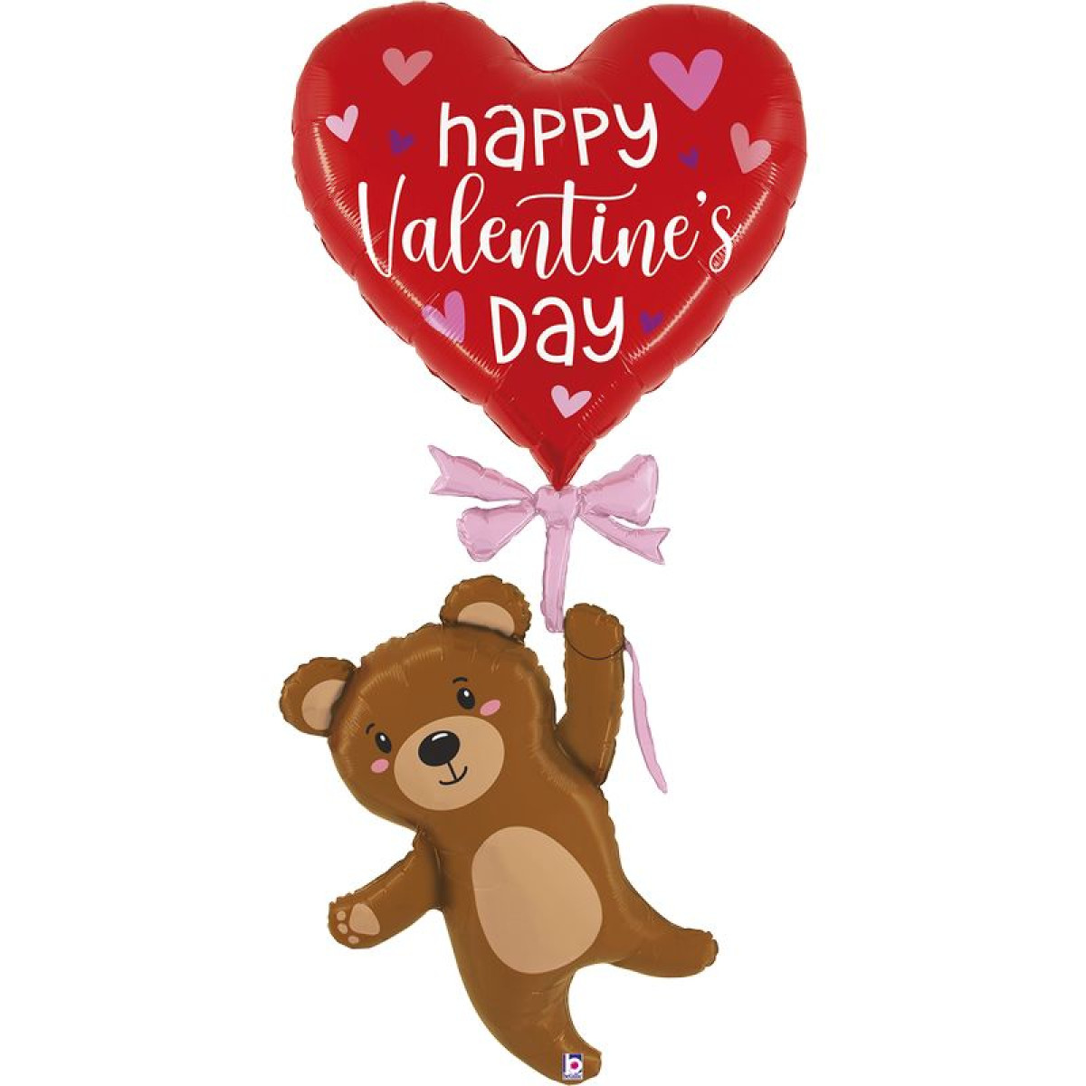 Osta Happy Valentine's Day Nalle Foliopallo Netistä - Nopea Toimitus: 2-3 Päivää | Temashop.fi