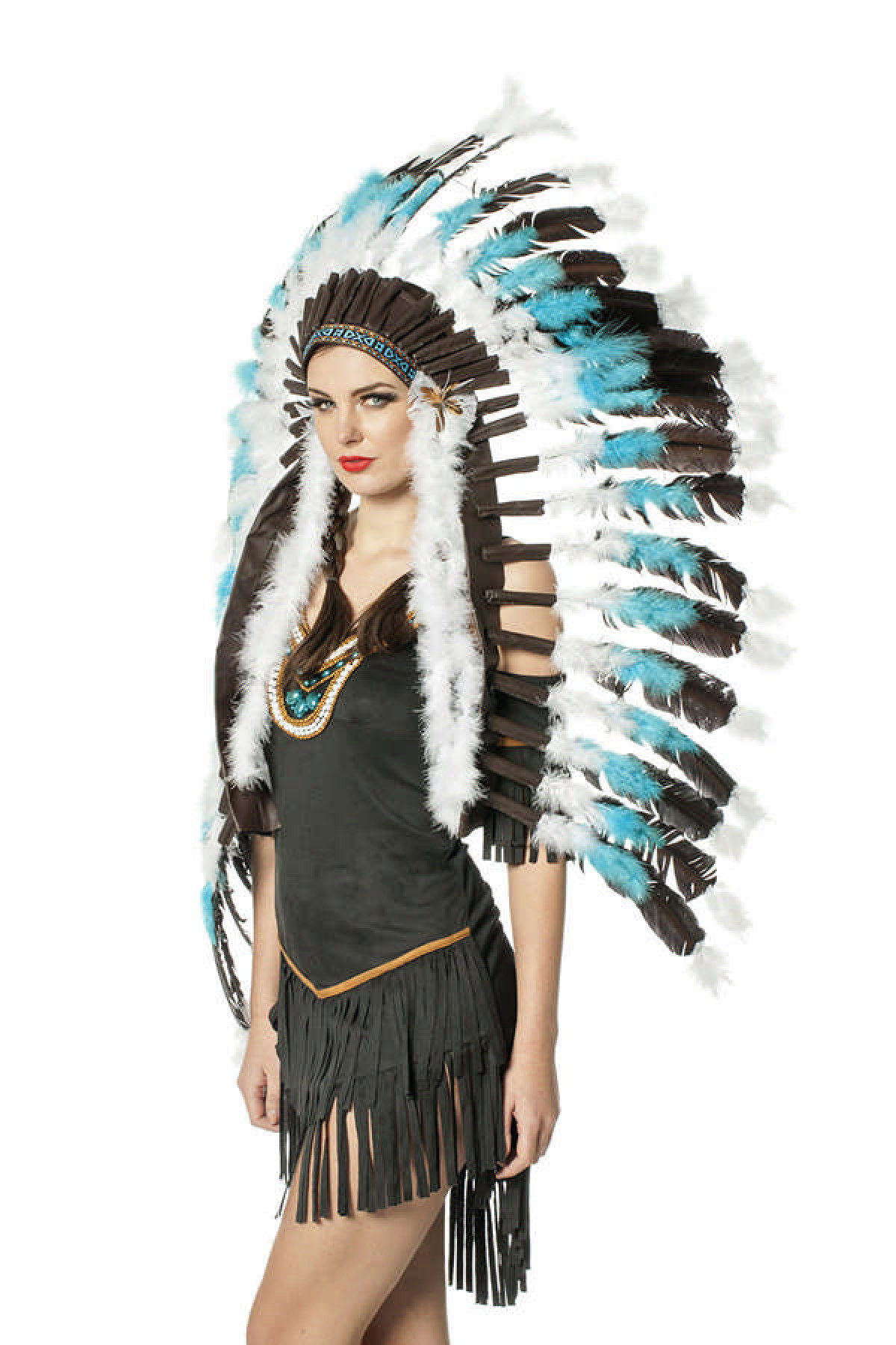 Osta Intiaanin Sulkapäähine Musta Netistä - Nopea Toimitus: 2-3 Päivää ...