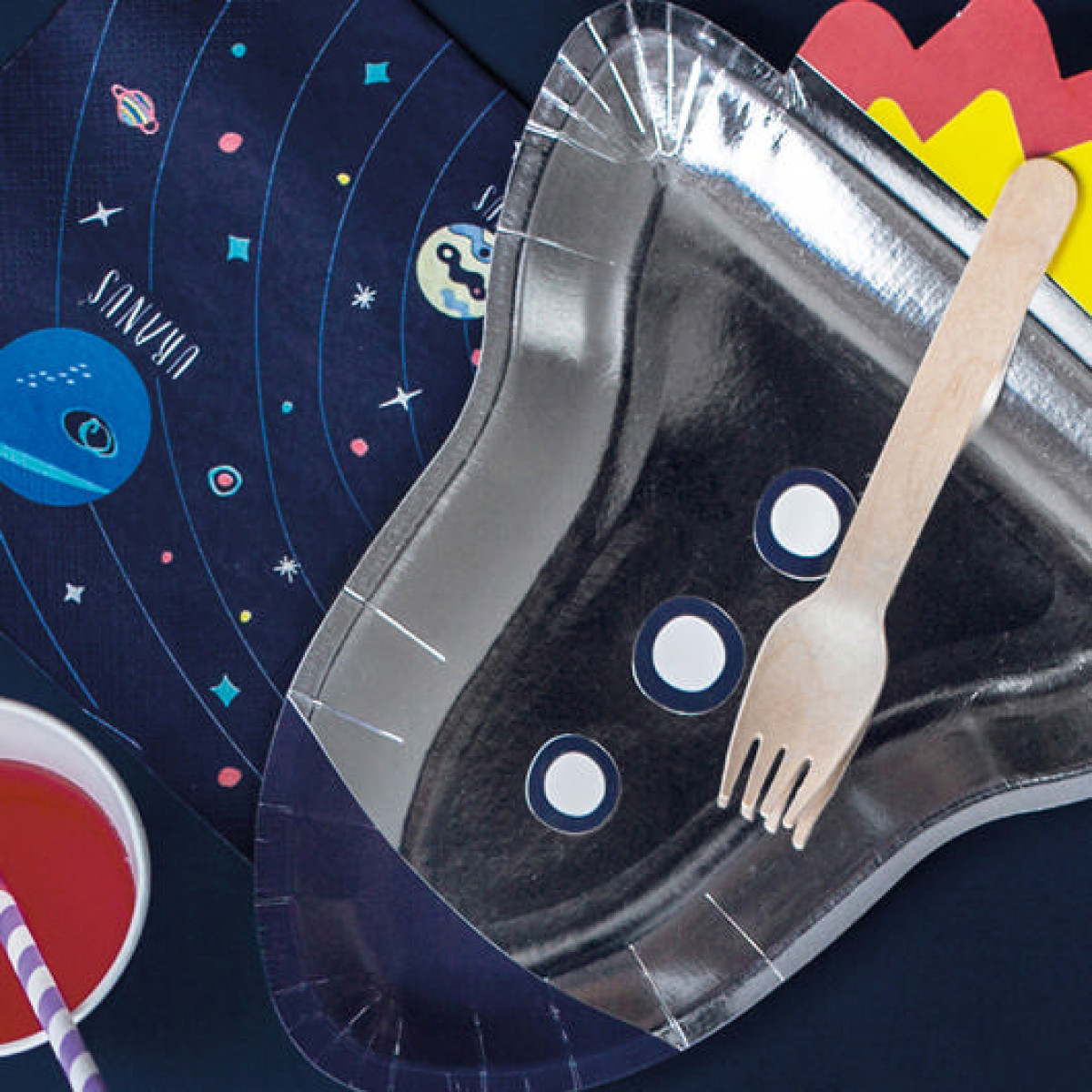 Osta Space Party Raketti Pahvilautaset Netistä - Nopea Toimitus: 2-3 ...